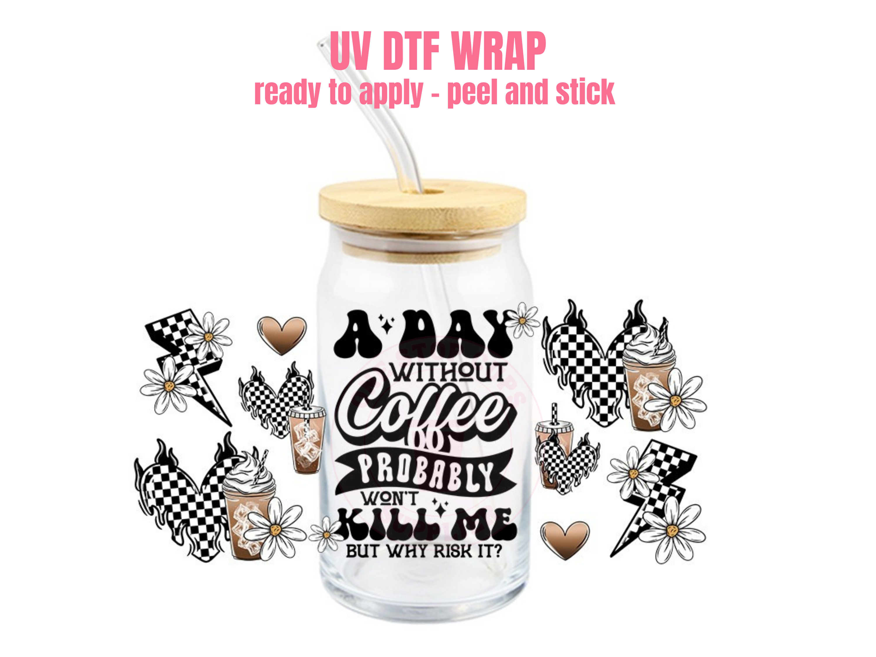 UV DTF CUP WRAP F #314 – One Stop Cups